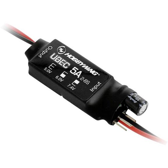 Hobbywing BEC 5A V2-Air UBEC Régulateur de tension BEC 5 - 7.4 V 5 A ...