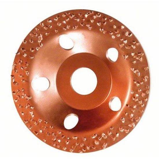 BOSCH Meule assiette au carbure de tungstène - Gros grain - Surface ...