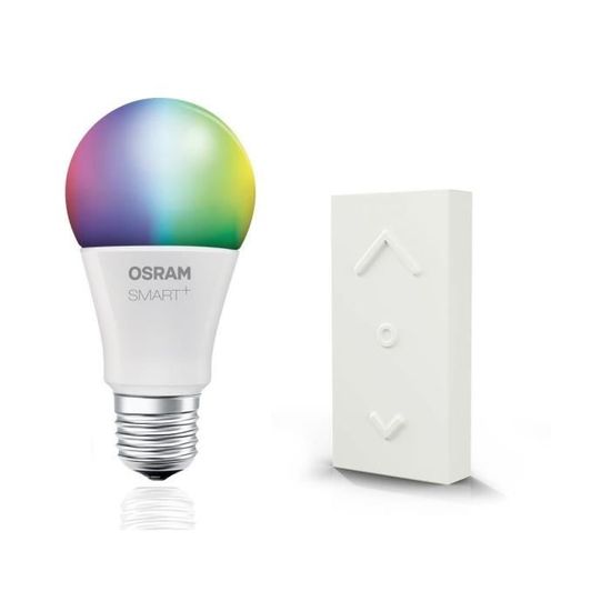 OSRAM Smart+ Kit Ampoule LED Couleurs Connectée + Télécommande Mini ...