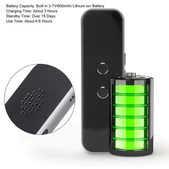 SALALIS Traducteur intelligent Bluetooth 4.2 Temps réel 70 langues ...