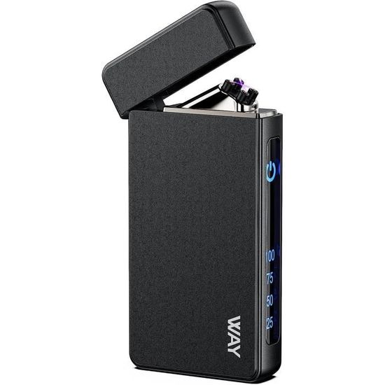 VVAY Briquet Electrique à Double Arc par USB, Briquet Électrique Plasma Coupe-Vent sans ...
