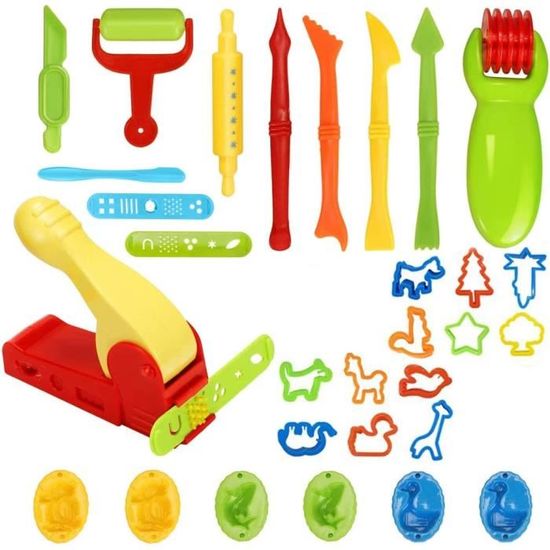 SWZY 30pcs Outils de Pate à Modeler Argile Smart Dough Tools Kit Clay ...