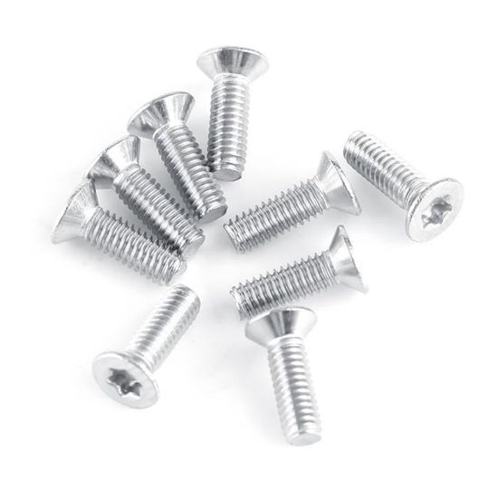 YOSOO Vis étoile Vis mécaniques à tête plate étoile M2.5 en acier inoxydable 304 (M2.5 × 8 ...