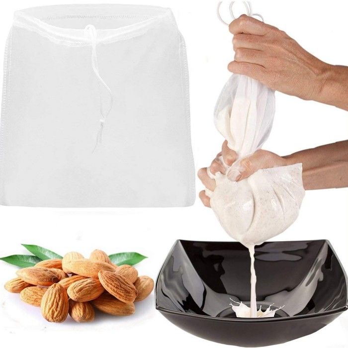 Lot de 2 sacs lait noix qualité professionnelle 10 x 12 pouces - JZSH ...