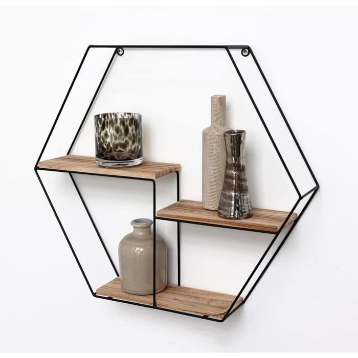 Etagere Mural Hexagonal
