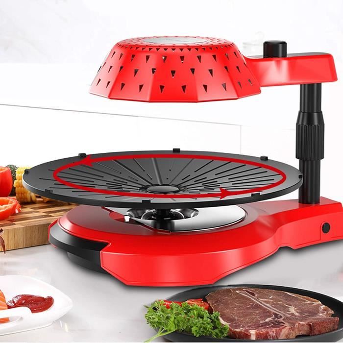 Barbecue électrique Portable, 5 Niveaux de réglage de la température ...