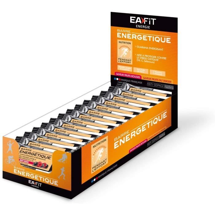 Barres energétique fruits rouges présentoir x 24 5 - Cdiscount Au quotidien