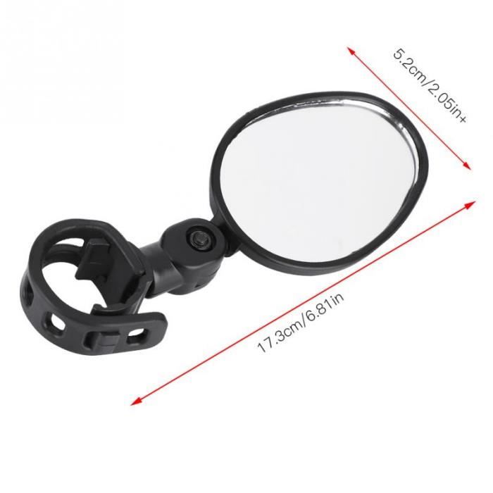 Le style noir Vélo vue arrière Mi guidon de vélo vue arrière 360 ...