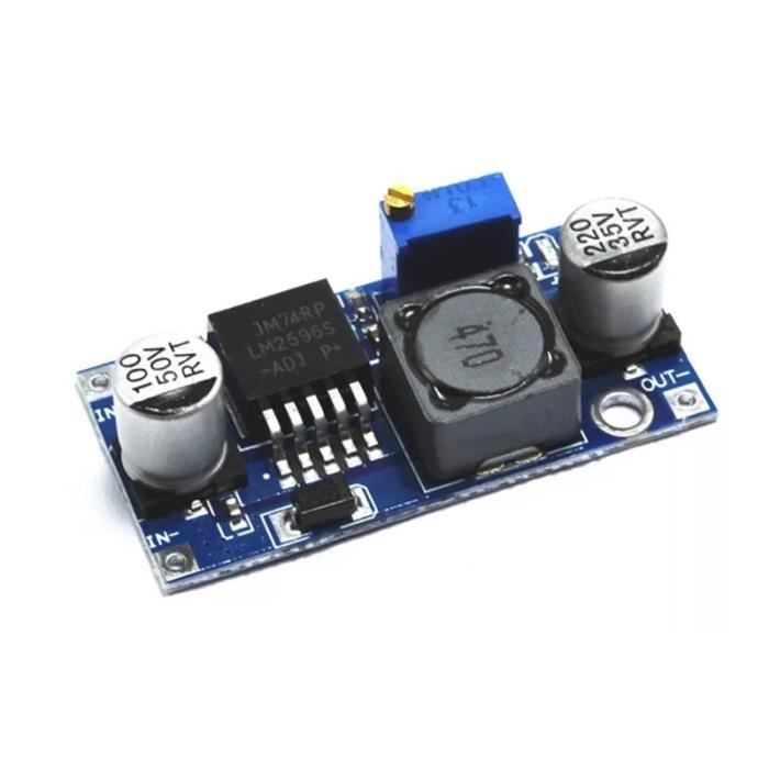 Régulateur de tension réglable - LM2596 - 3-40V - 3A - Efficacité 92% - Module Buck - Cdiscount ...