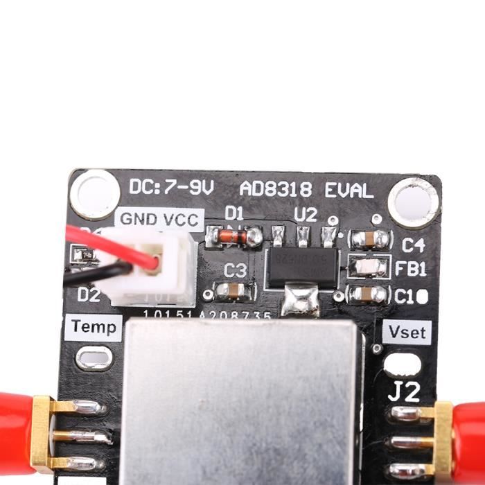 Power Meter, AD8318 1M-8GHz 70dB Détecteur Logarithmique Dynamic ALC AGC Control équipement de ...