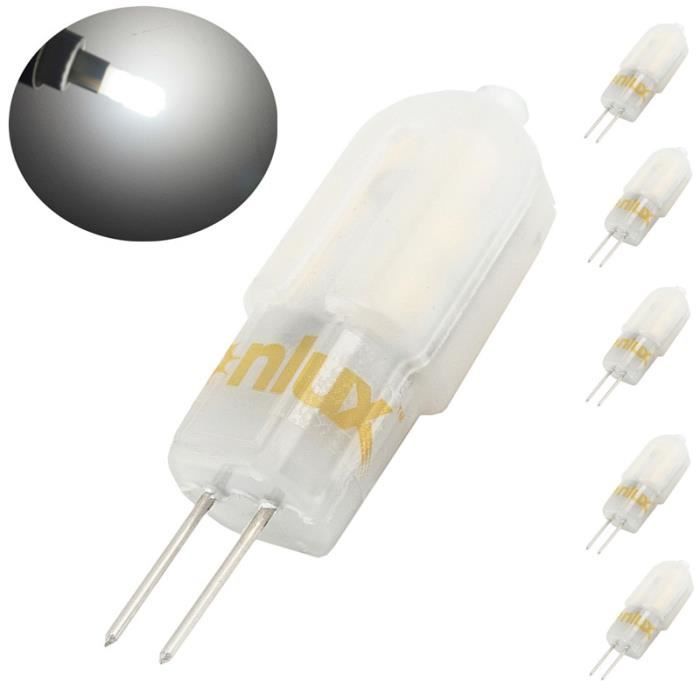Bonlux 5-Packs 3W 12V LED G4 Capsule à deux broches Ampoule blanc froid ... Bonlux 5-Packs 3W 12V LED G4 Capsule à deux broches Ampoule blanc froid ...