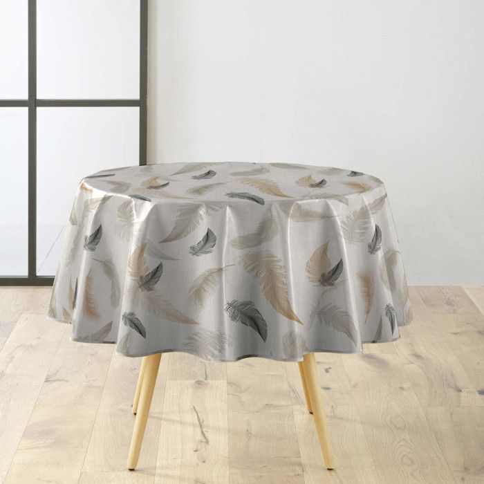 Nappe Ronde 160 cm PVC Textilia Folea - Élégance et Praticité ...