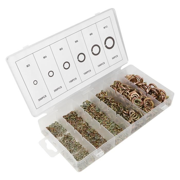 Joint élastique, attache, avec boîte de rangement Kit d'assortiment d ...