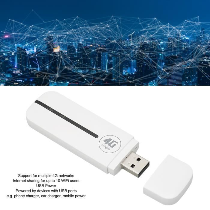 HURRISE Modem WiFi USB 4G 4G USB WiFi Modem Plug and Play Haute Vitesse ...