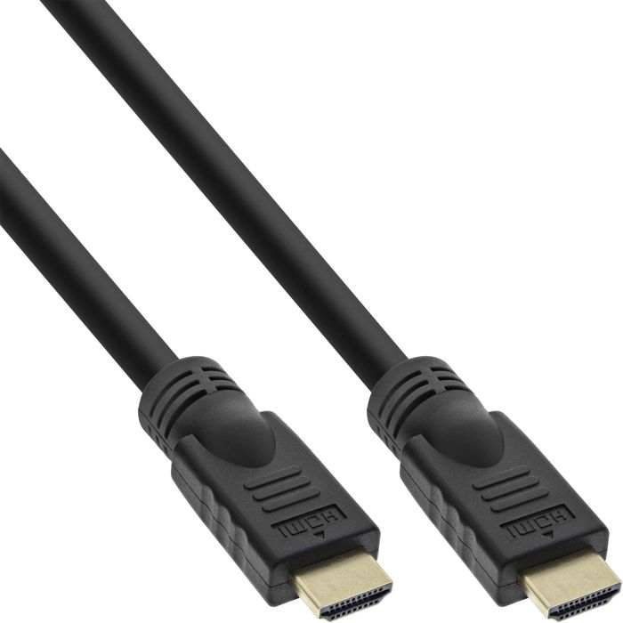 Câble HDMI InLine® - HDMI-High Speed avec Ethernet - Premium - 5m ...