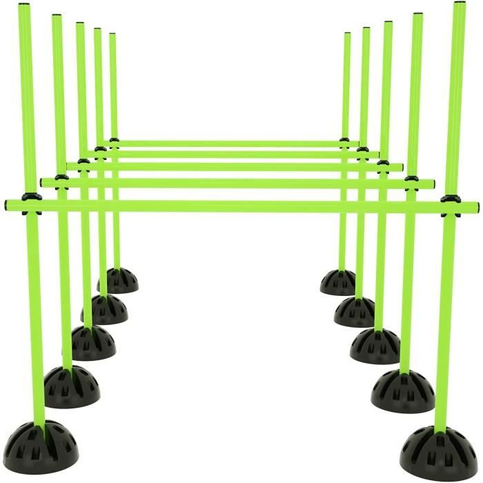 NAIZY Haies D'entraînement Ensemble d'Entraînement de Vitesse Réglable ...