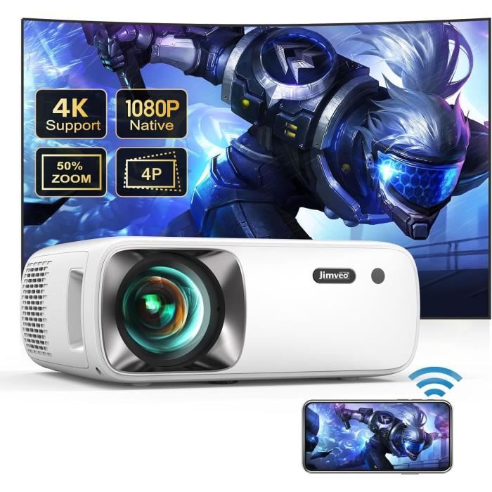Videoprojecteur, 20000 Lumens 4K Supporte Retroprojecteur, Native 1080P ...