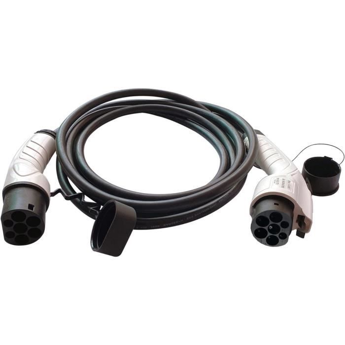 Cable Recharge Voiture Electrique Câble De Charge 32A 7.4Kw 22Kw Type2 ...