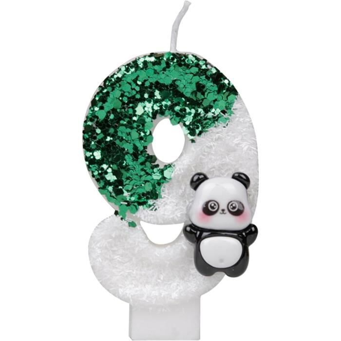 Panda Element Bougies D'Anniversaire Créatives Avec Numéro,Décoration ...