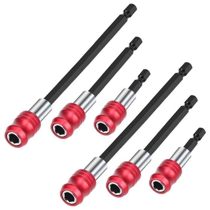 6Pcs Hex Shank Electric Drill Screwdriver Bit Holder Stainless Steel ...