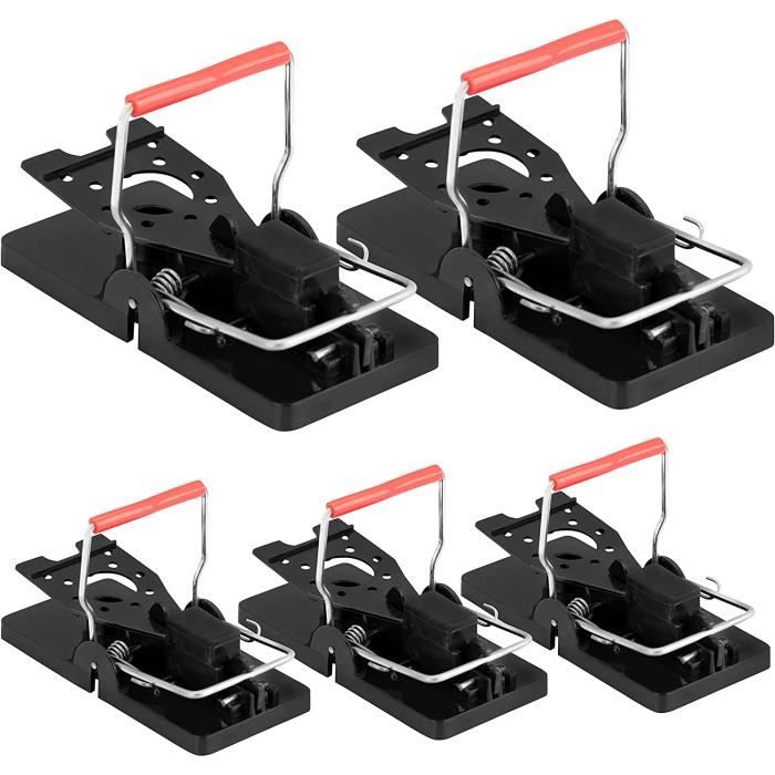 5 Pièges à Souris en Plastique 9.6x4.7x5.5cm - Tapette hygiénique, Réutilisable61 - Cdiscount Au ...