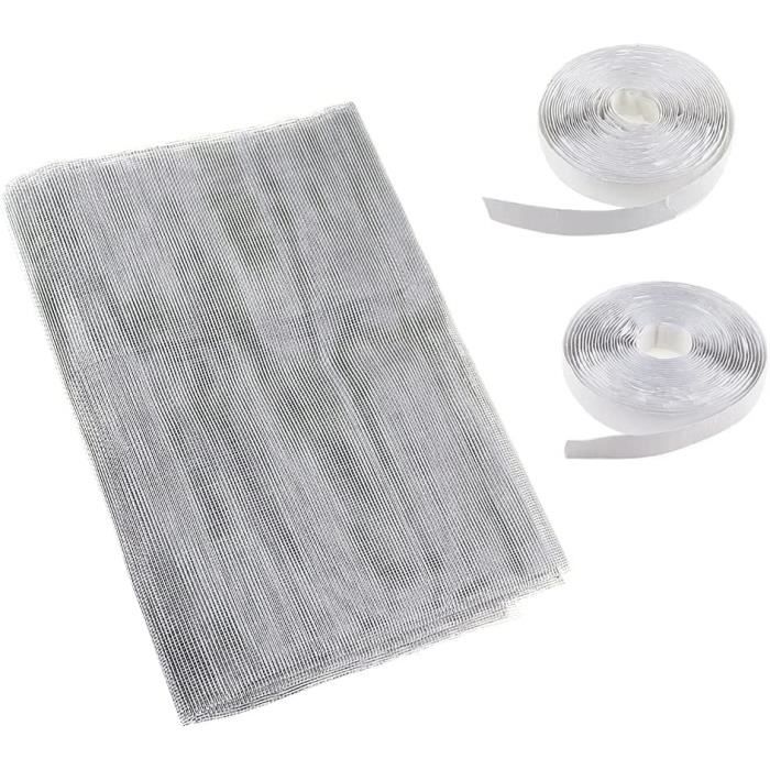 PLCatis Tulle Moustiquaire Fenetre 150*130cm Rouleau Toile Moustiquaire ...