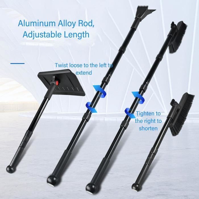 Kit de Pelle à Neige de Voiture 3 en 1 - ZJCHAO - Pelle à Neige Pliable ...