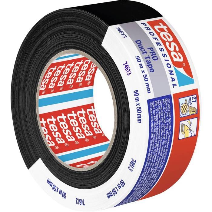 Tesa Duct Tape PRO 74613-00002-00 Bande de réparation noir (L x l) 50 m ...