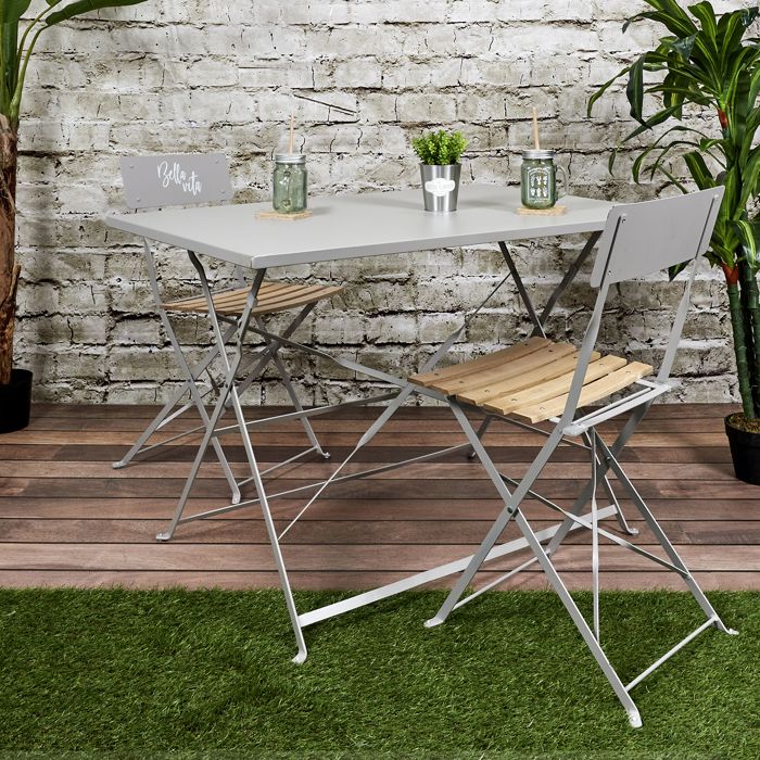 Table - Home Deco Factory - Palerme - Pliable - Extérieur - Taupe ...