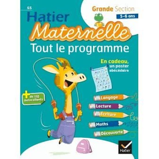 Tout le programme Grande Section 5-6 ans - Cdiscount Librairie