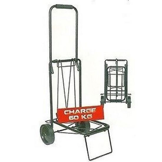CHARIOT TROLLEY ROULETTE PLIABLE PLIANT PORTE BAGAGE VALISE 60KGS DIABLE