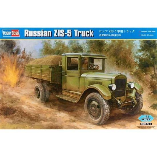 HOBBY BOSS - Maquette Camion Russian Zis-5 Truck Hobby Boss 83885 1 ...