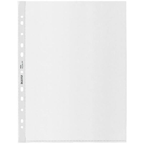 Pochette perforée - Leitz - Recycle A4 - Polypropylène grainé - 100 ...