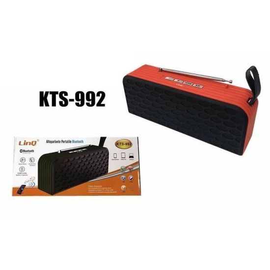 Haut-parleur Bluetooth - TRADE SHOP - KTS-992 - Radio FM - MicroSD ...
