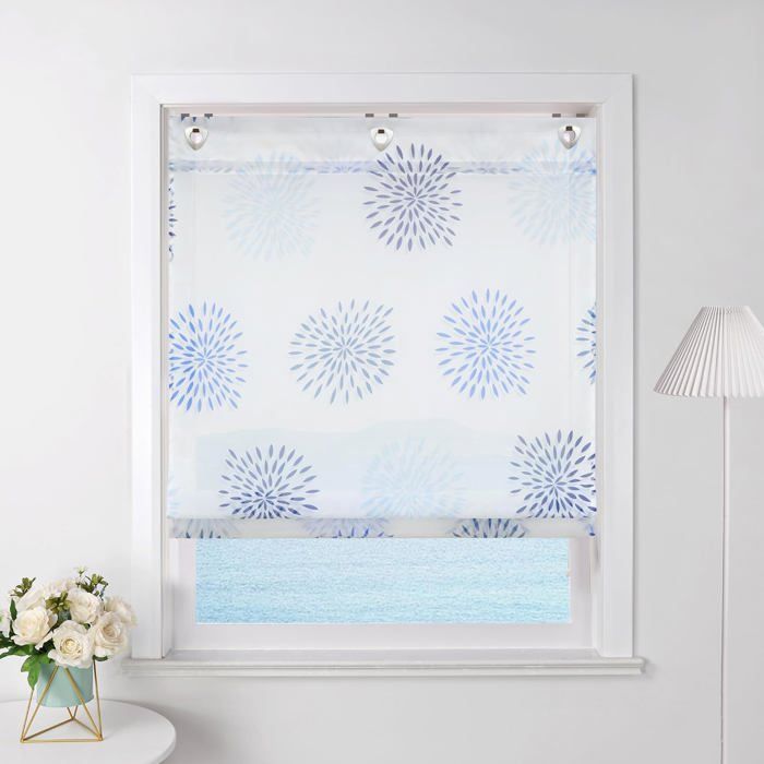 Store Bateau Sans Perçage Avec Œillets, Rideau Transparent Avec ...