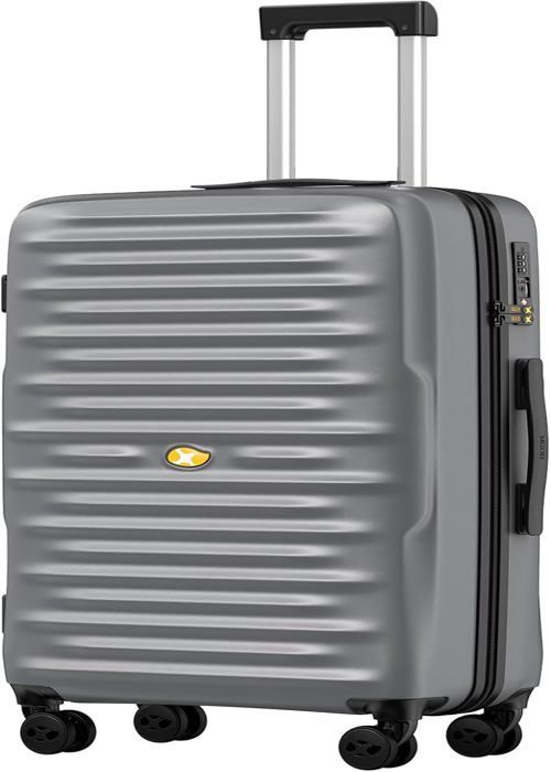 Valise Cabine 54L Trolley Rigide Valises de Voyage 4 roulettes Doubles ...