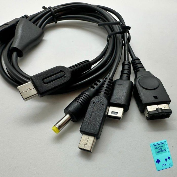 Chargeur USB 5 en 1 Nintendo DS Lite, DSi, 3DS, DSi XL, 3DS, GBA SP, DS ...