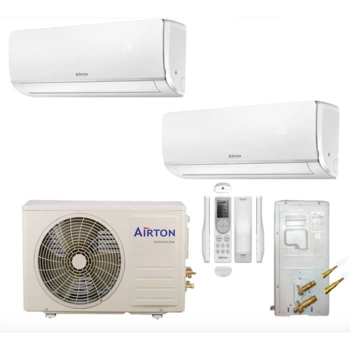 AIRTON - Airton Bi-Split Réversible 2600/2800W+3500/3650W - PetitMenager