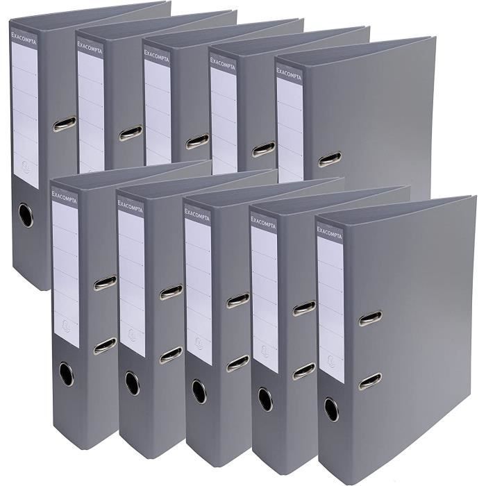 Carton de 10 Classeurs à levier A4,Dos de 70mm,Mécanique 75mm,32x29x7cm ...