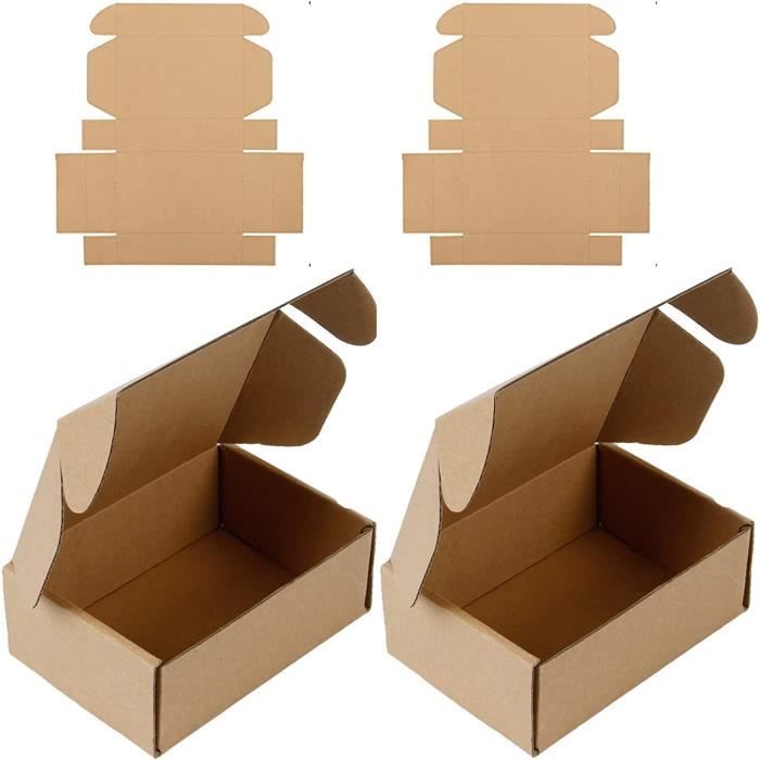 Boîte D'expédition en Carton Ondulé, 10 Pièces Boîte Carton Emballage ...