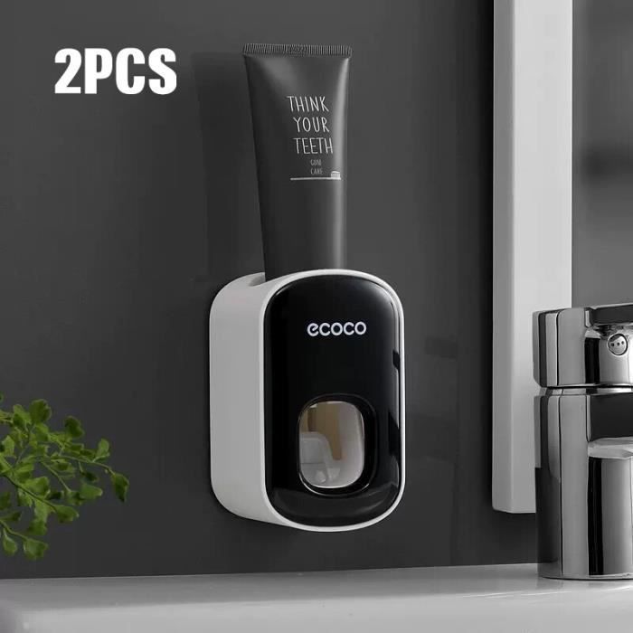 Presse-tube,ECOCO Automatique Dentifrice Presse-Distributeur De Dentifrice Brosse À Dents Porte ...