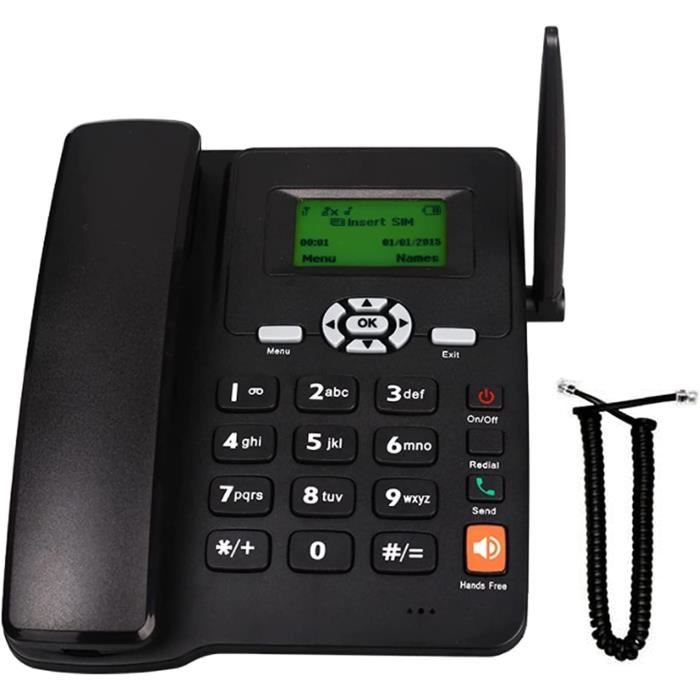 Téléphone Fixe Sans Fil Téléphone Fixe Téléphone De Bureau Téléphone ...