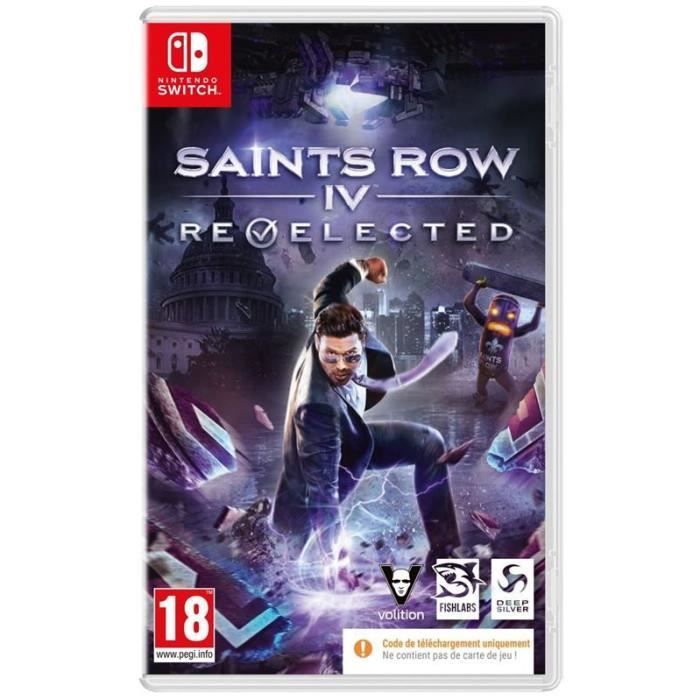 Saints Row IV : Re-elected Code in a box Nintendo Switch - Cdiscount ...