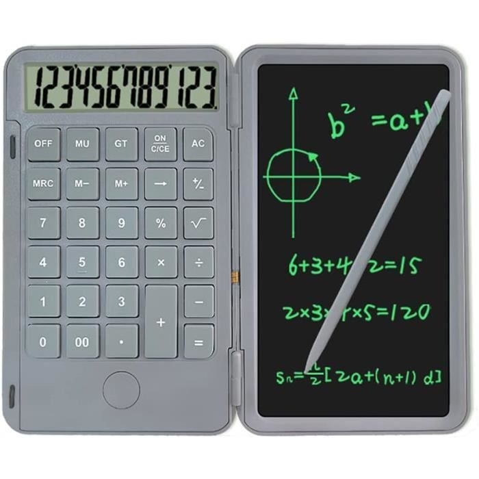 Calculatrice De Bureau Avec Tablette D'Écriture De 6,5 Pouces Et Stylo ...
