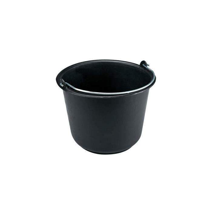 Seau de maçon Noir 20L - HX22865 - Hexoutils - Cdiscount Bricolage