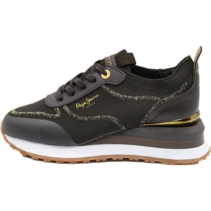 Baskets Pepe Jeans Conker 888, Noir, Femme Noir - Cdiscount Chaussures