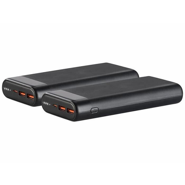 2 batteries nomades 20 Ah avec Quick-Charge et Power Delivery PB-230.pd ...