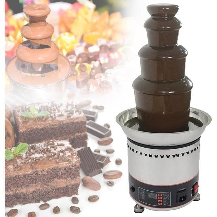 Fontaine De Chocolat,4-5-6-7 Tiers En Acier Inoxydable Électrique ...