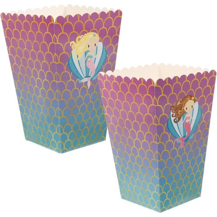 24 Pièces Boîtes De Pop-Corn Boîte De Pop-Corn Boîte De Collation De ...