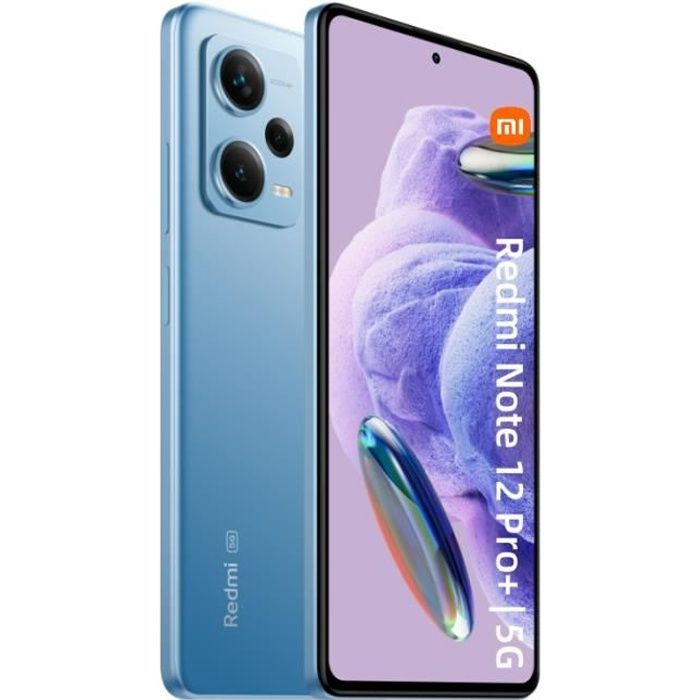 XIAOMI Redmi Note 12 PRO PLUS 5G 8Go 256Go Bleu Ciel Smartphone - Cdiscount Téléphonie